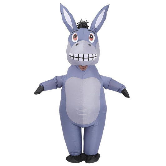 Inflatable Donkey Costume Blow Up Donkey Party Suit Funny Halloween Co ...